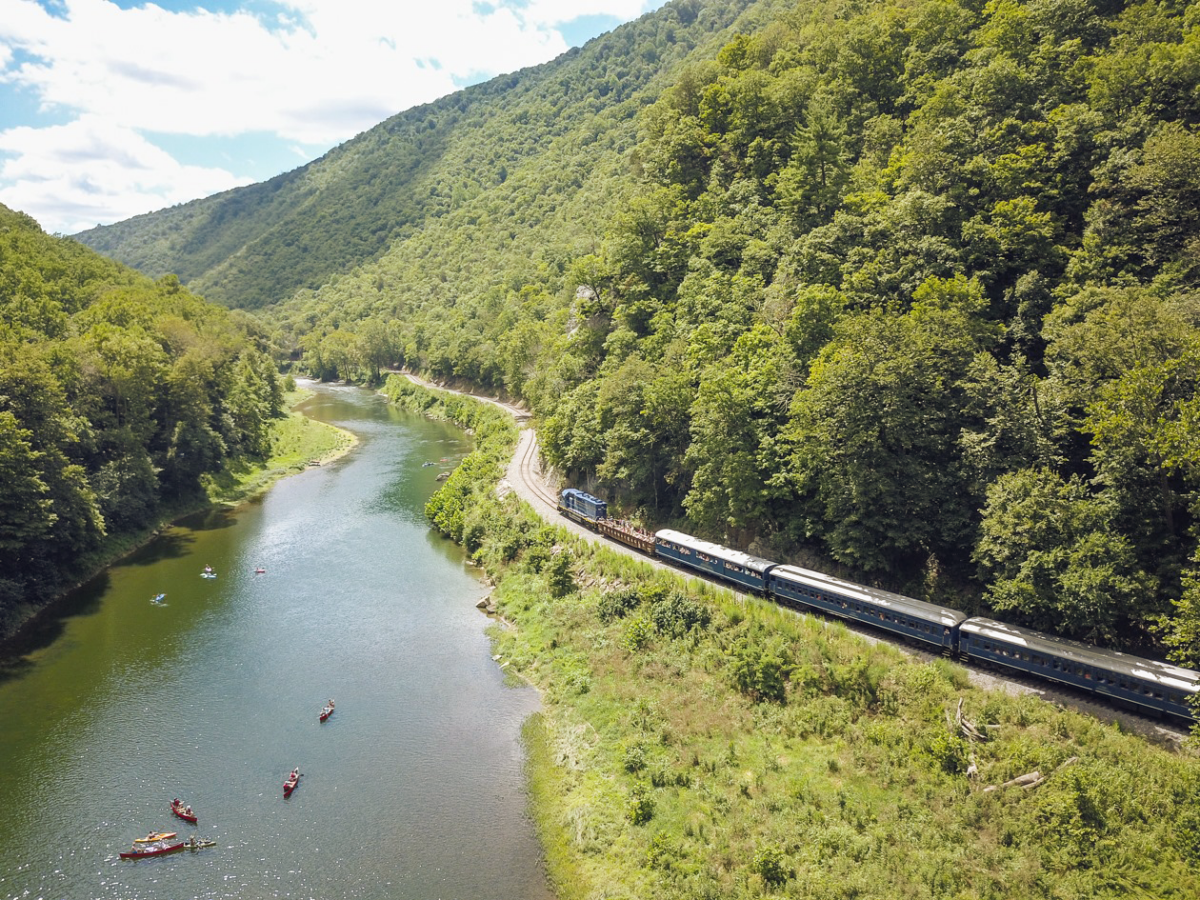 Potomac Eagle Scenic Railroad in Romney, WV - Almost Heaven - West Virginia