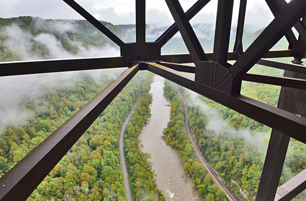 Bridge Walk in Lansing, WV - Almost Heaven - West Virginia