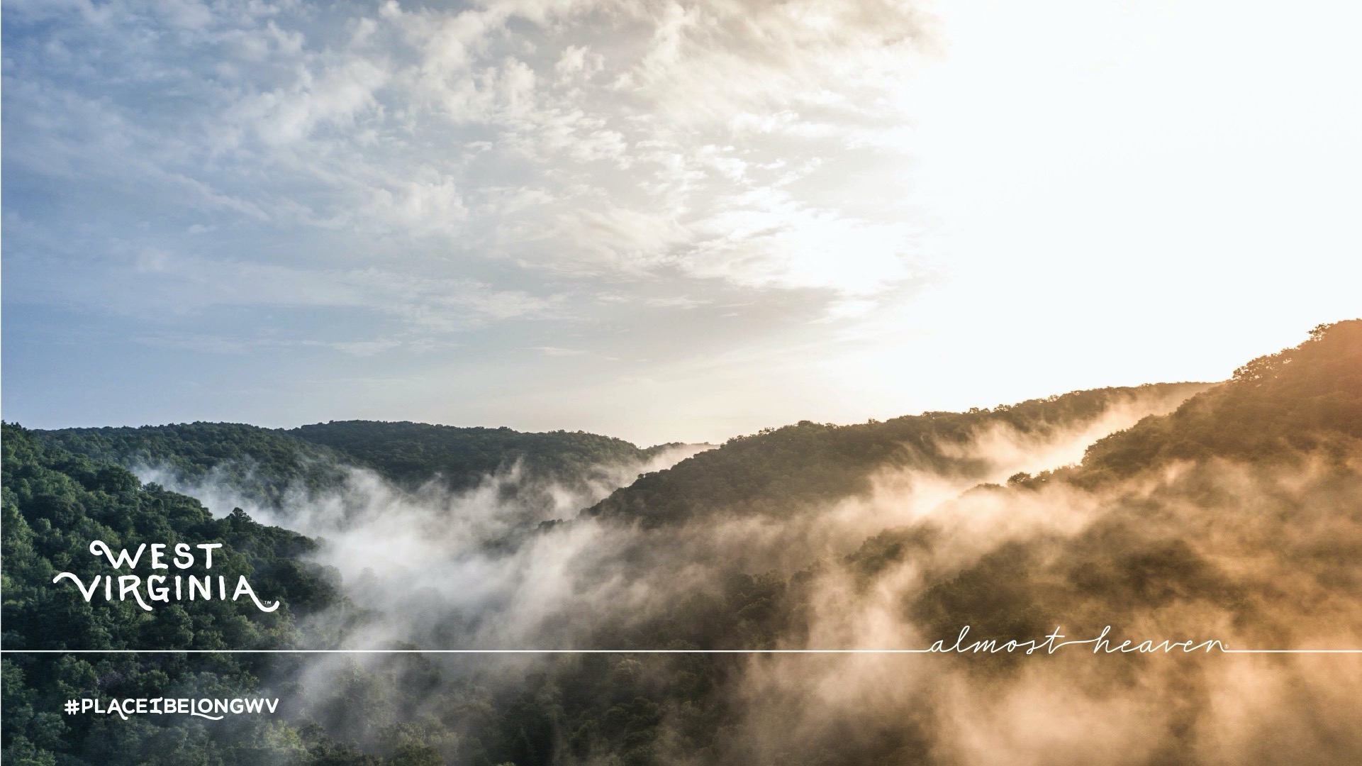 Zoom Backgrounds - Almost Heaven - West Virginia