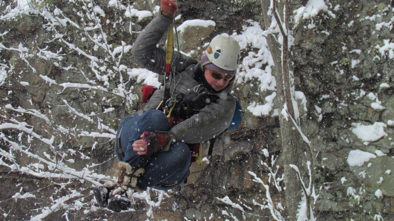 Soar through frosted forests with winter ziplining - Almost Heaven ...