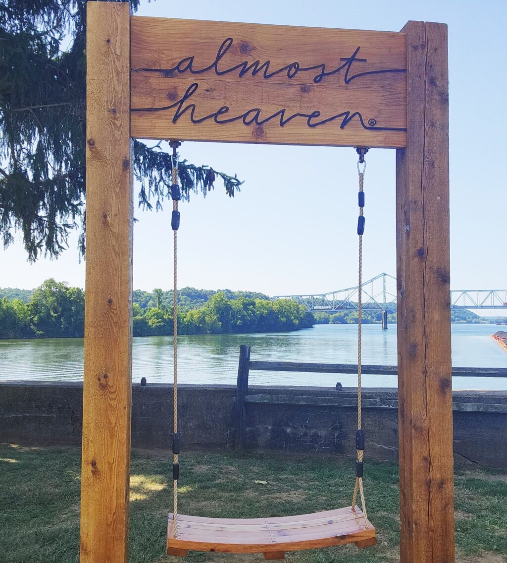 Almost Heaven Swing at Tu-Endie-Wei State Park in Point Pleasant, West ...