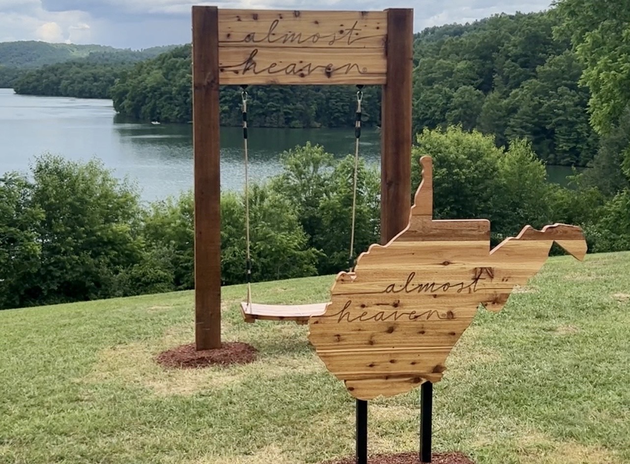 Almost Heaven Swing at Lake Stephens in Beckley, West Virginia - Almost ...