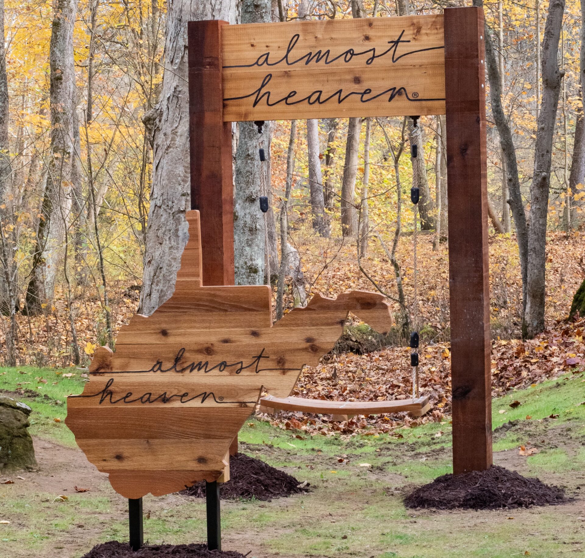 Almost Heaven Swing at Mason-Dixon Historical Park in , West Virginia ...