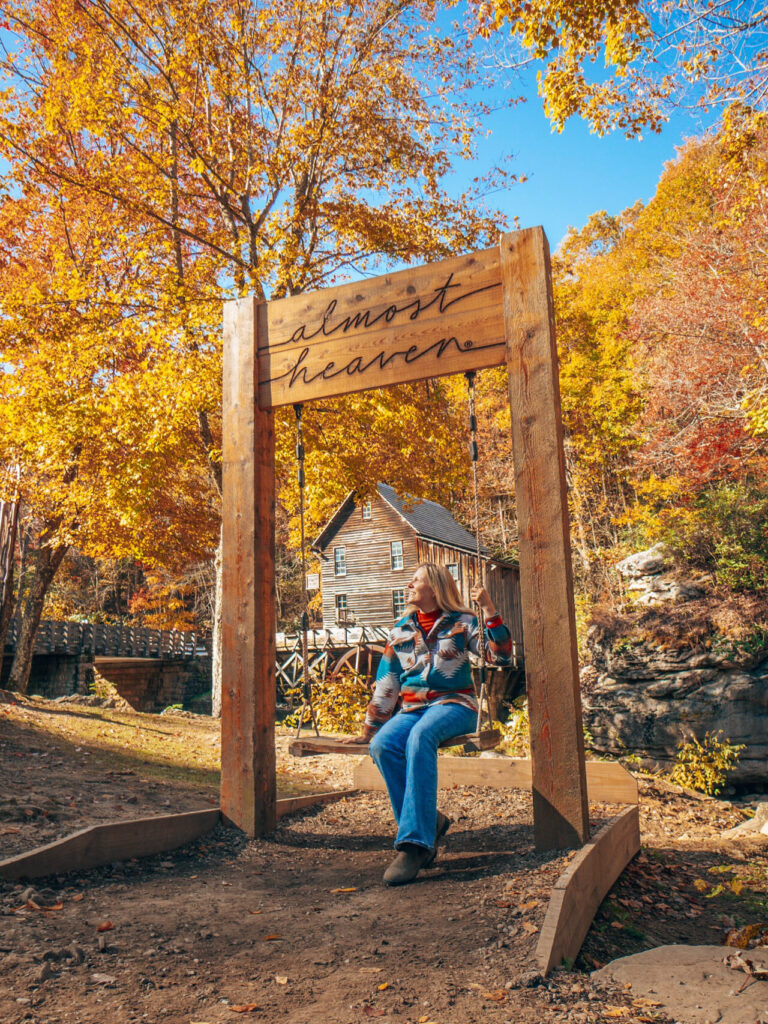 Swing Into Fall Fun at These Almost Heaven Swings - Almost Heaven ...